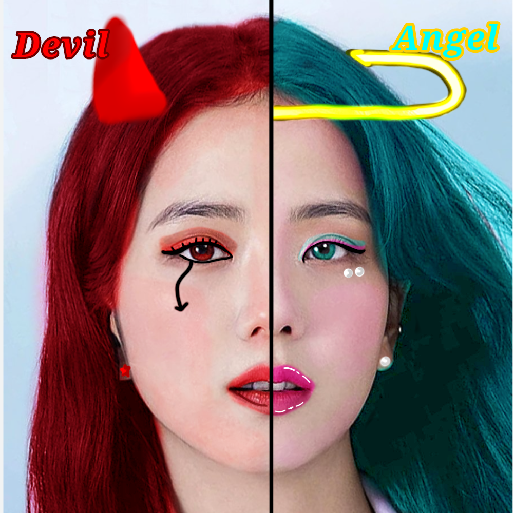 Devil Vs Angel - ibisPaint