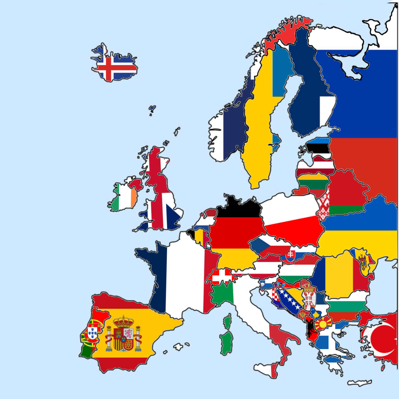 Europe map - ibisPaint