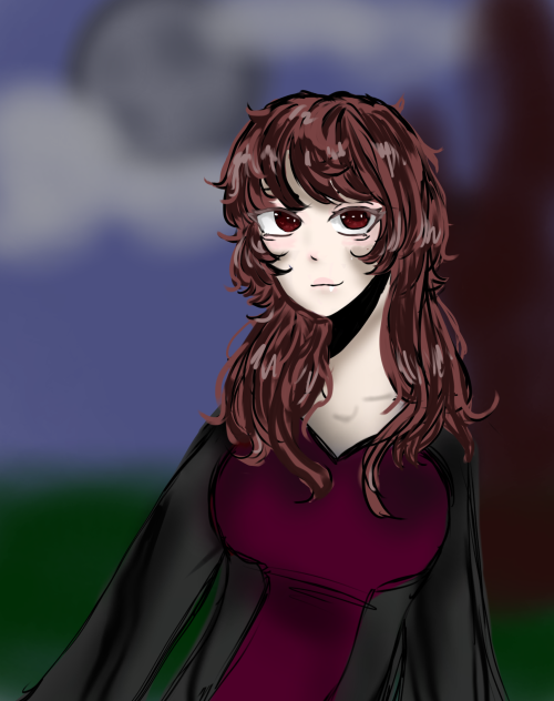 Vampire woman - ibisPaint