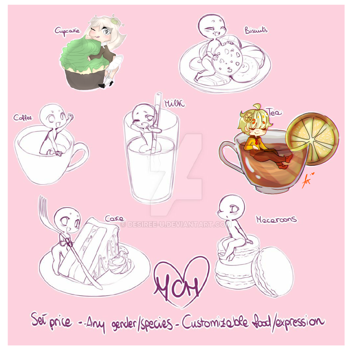 Sweets&Drink Collab - ibisPaint