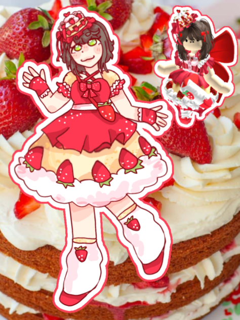 STRAWBERRY CAKE - ibisPaint
