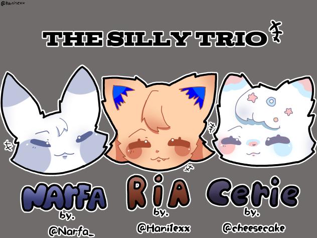 THE SILLY TRIO ! - ibisPaint