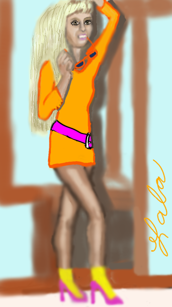 Natasha in Dayglow - ibisPaint