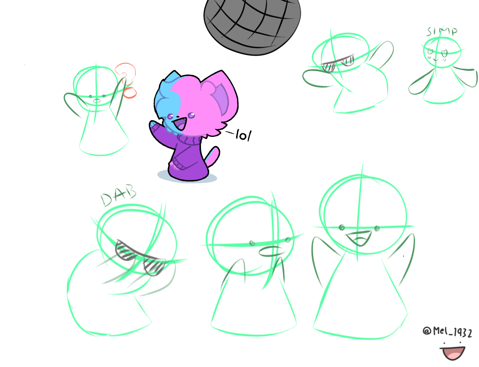 Disco Blob collab - ibisPaint