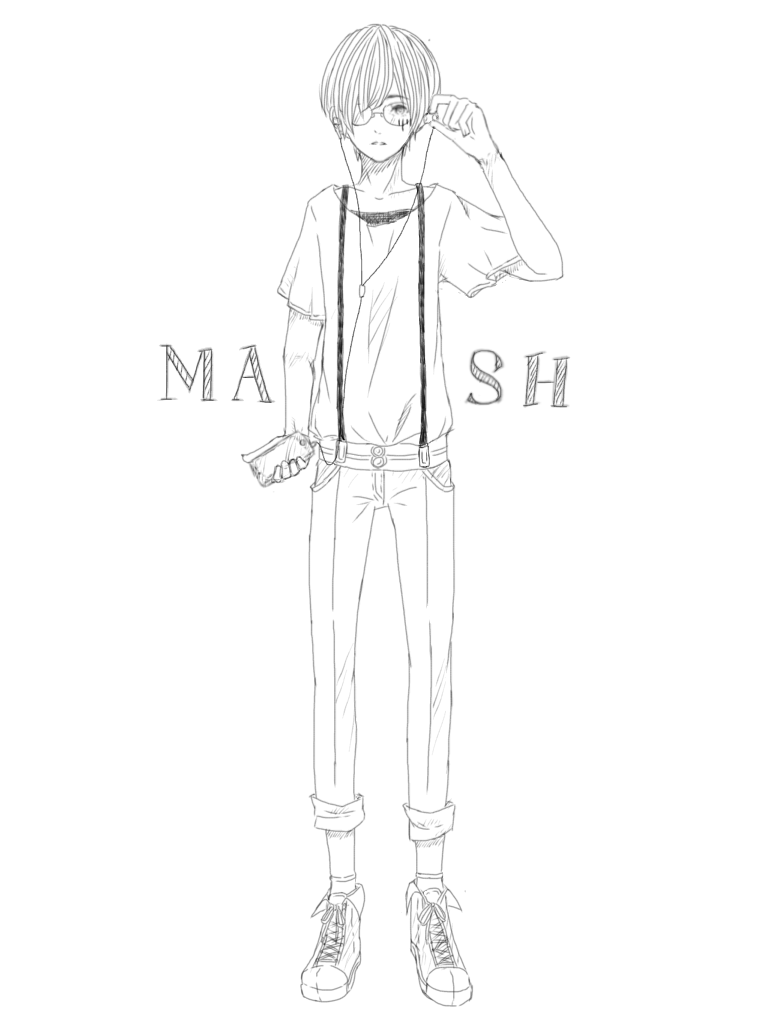 【線画】mash - ibisPaint