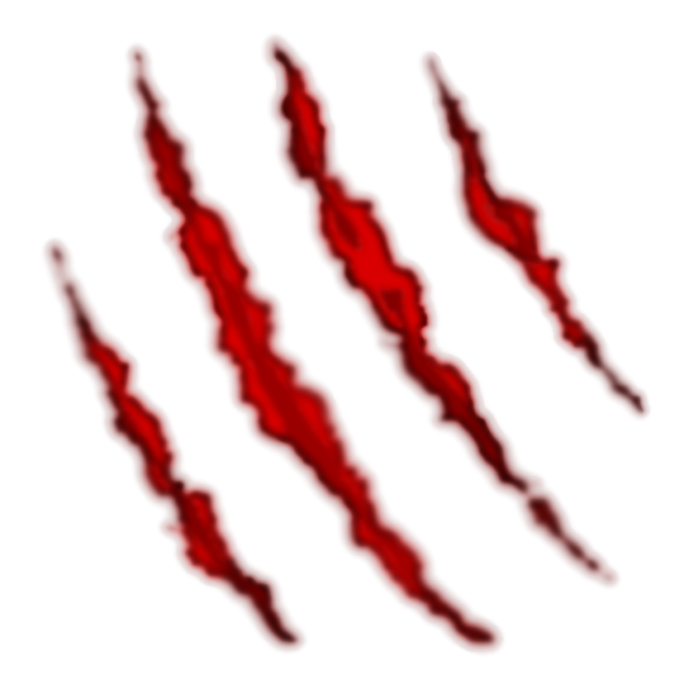 Claw marks from wolf - ibisPaint