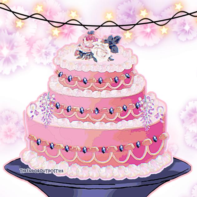 Pink Rose Cake 🌹💐🎂🍰🧁 - ibisPaint