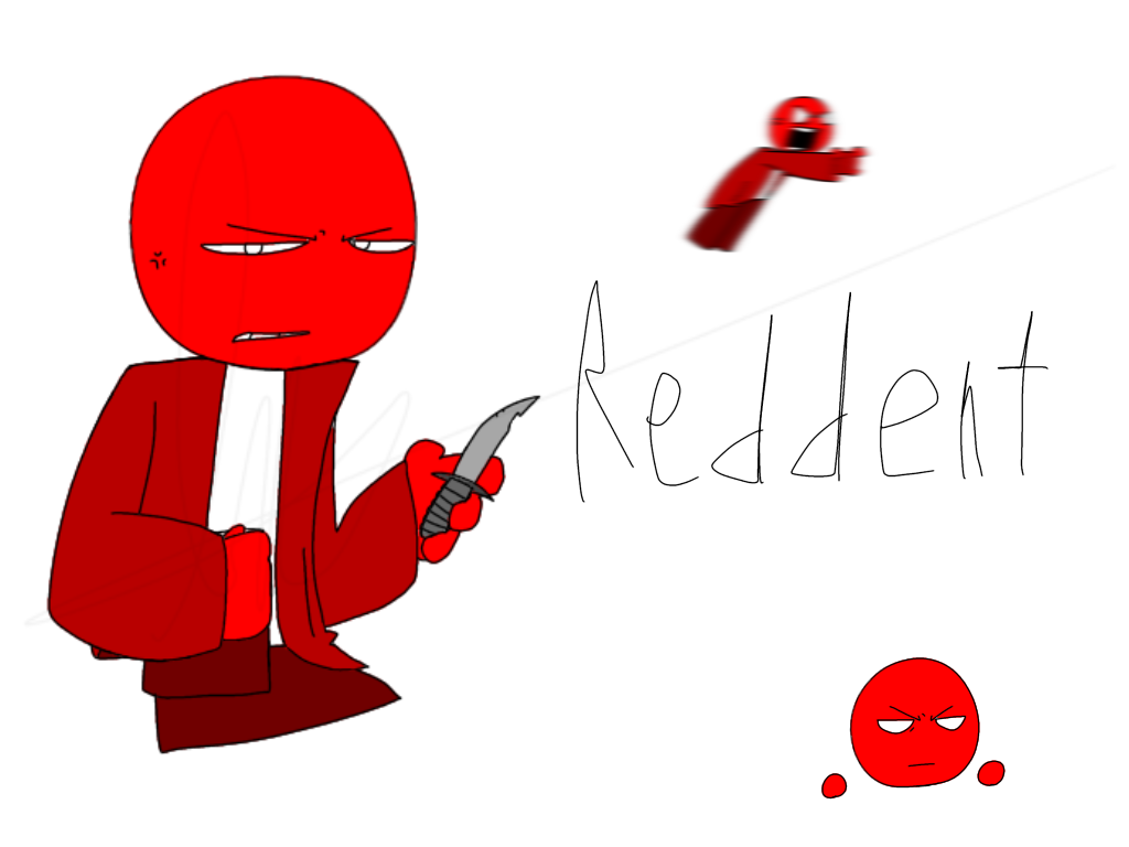 yo why that dent red dude - ibisPaint