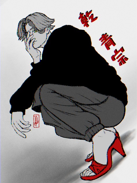 inupi on red heels 👠 - ibisPaint