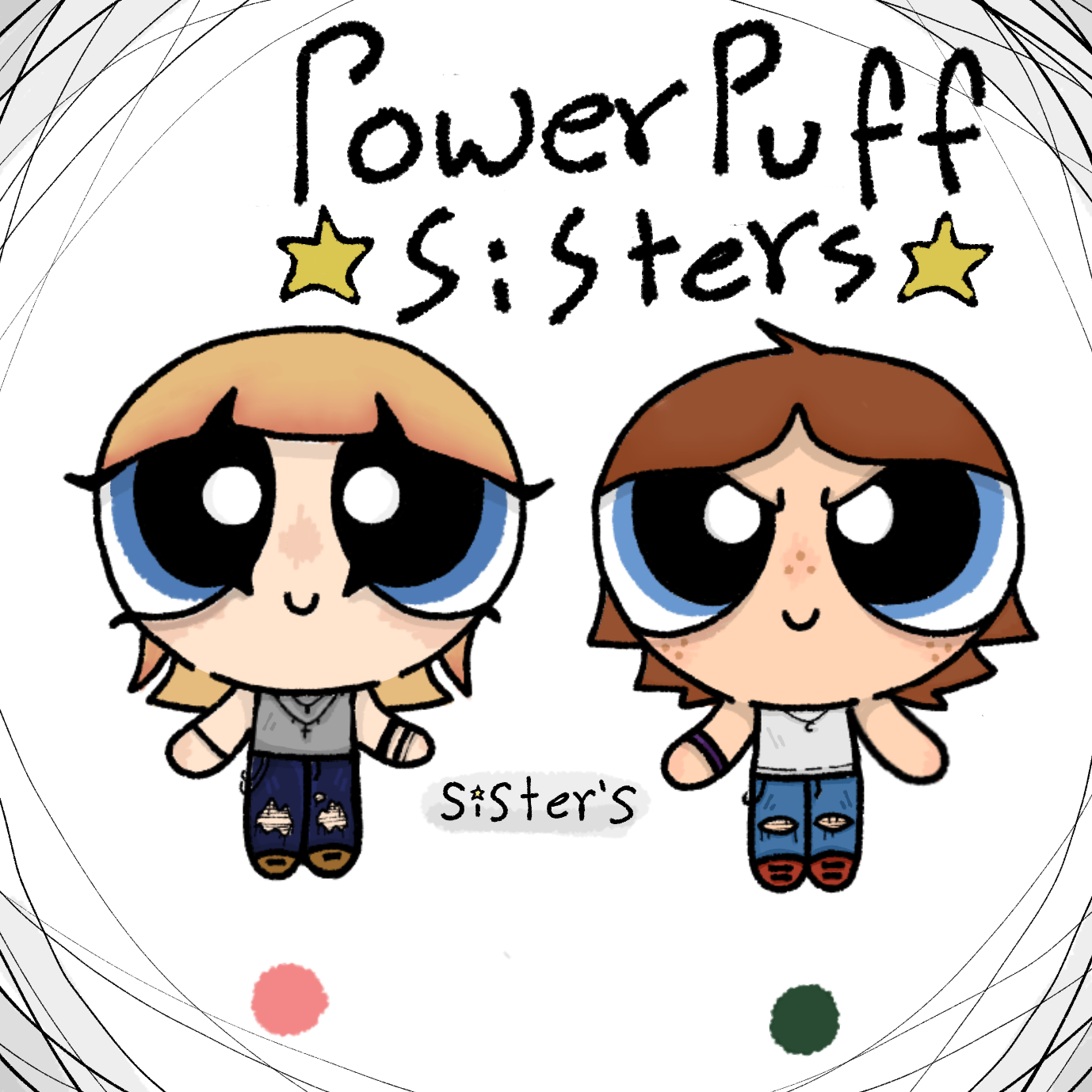 Powerpuff sisters - ibisPaint