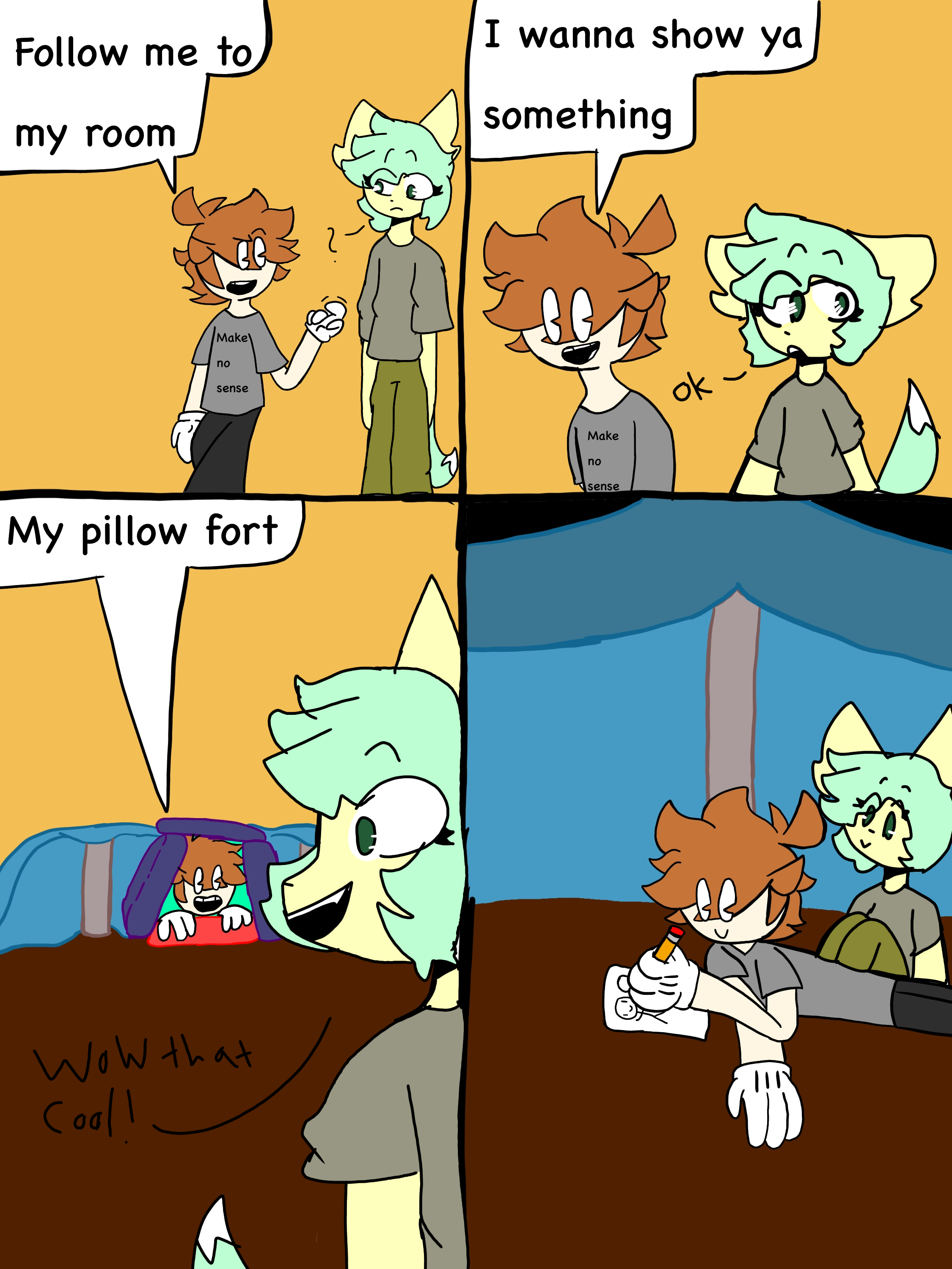 pillow fort collab - ibisPaint