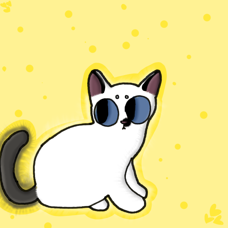 Ragdoll kitty 🖤💗🖤 - ibisPaint