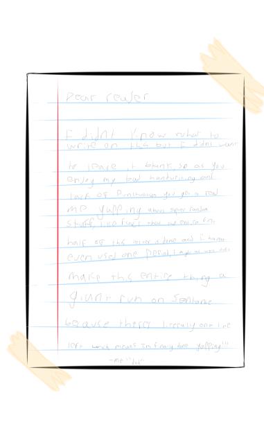 A letter… - ibisPaint