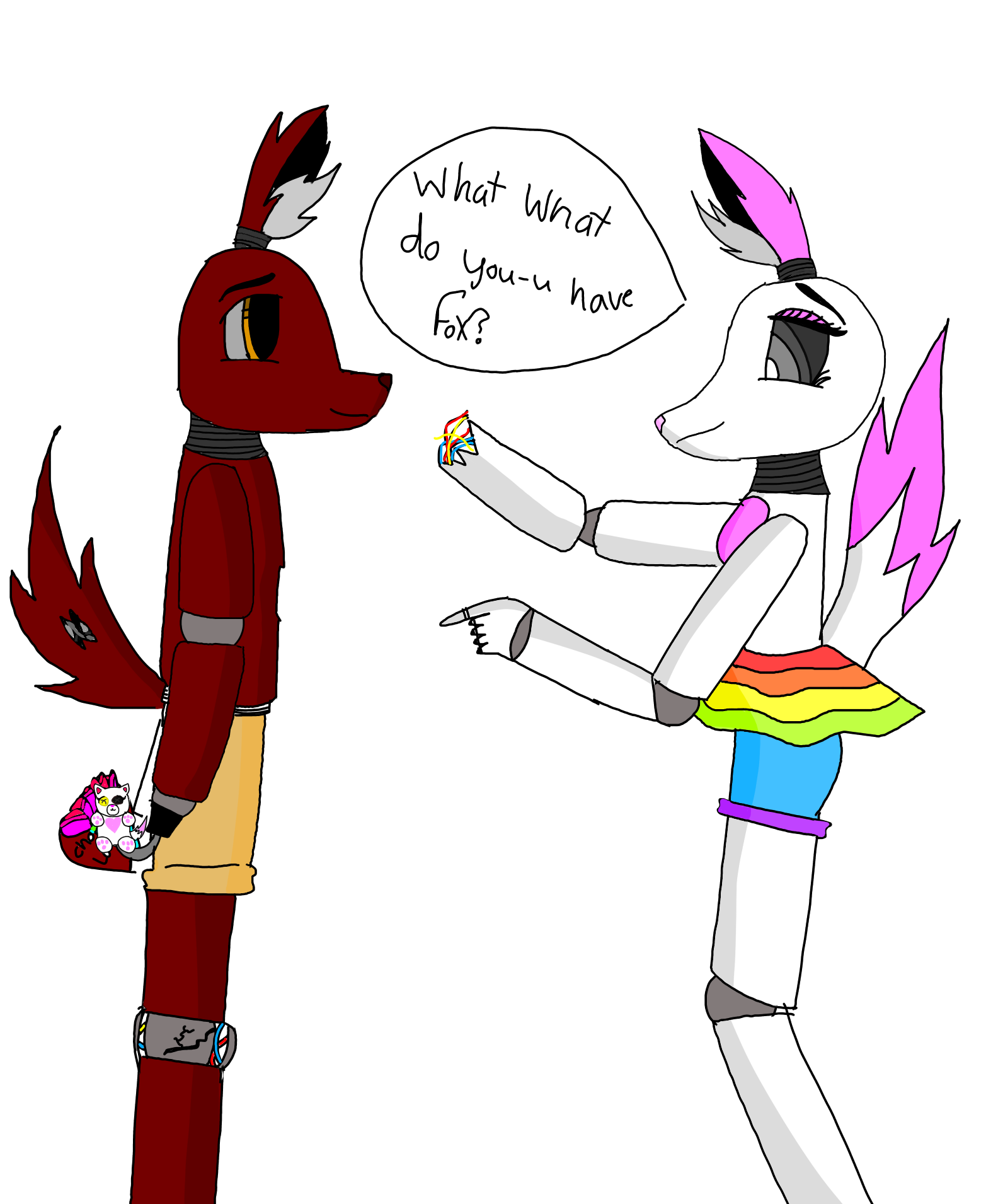 FANF Mangle Foxy V day - ibisPaint