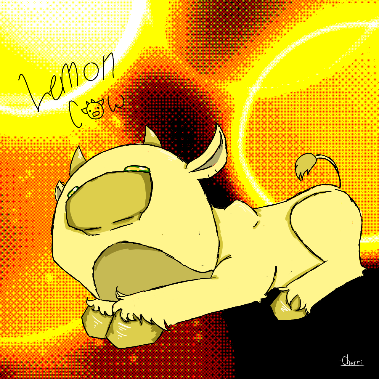Lemon cow - ibisPaint