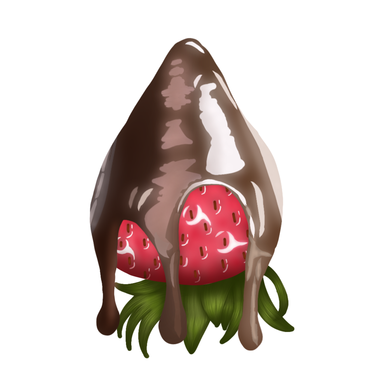 Chocolate Strawberry - ibisPaint