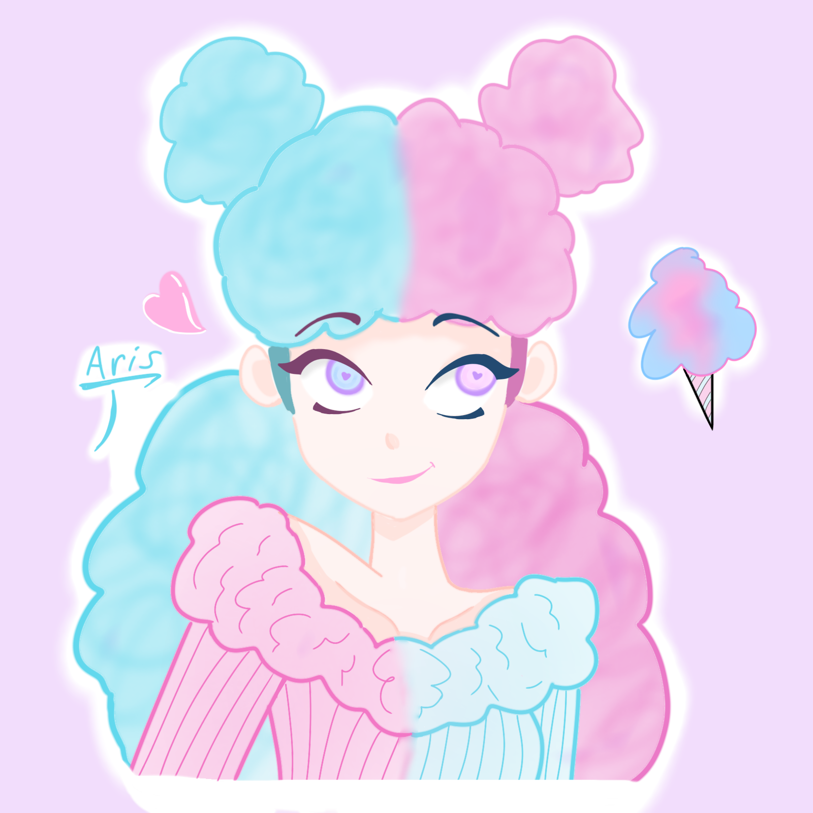 Cotton Candy Girl - ibisPaint