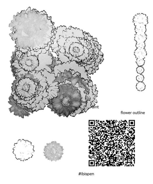 Flower Outline - ibisPaint