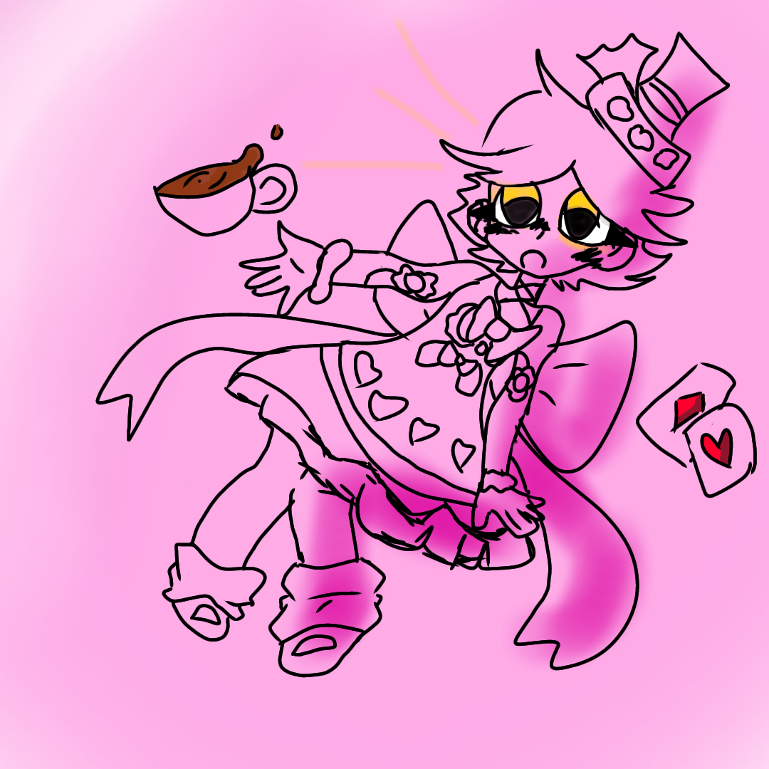 she fell down a rabbit hole 🕳 - ibisPaint