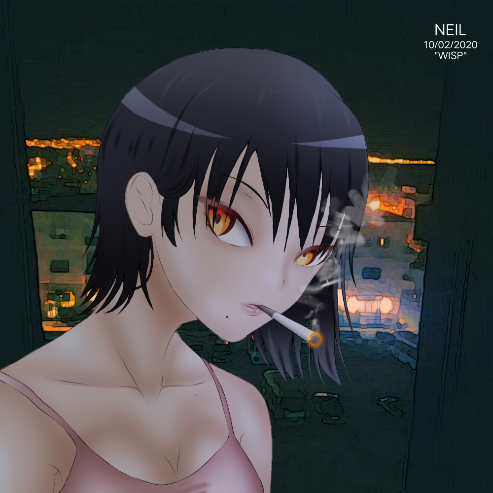 Wisp of smoke - ibisPaint