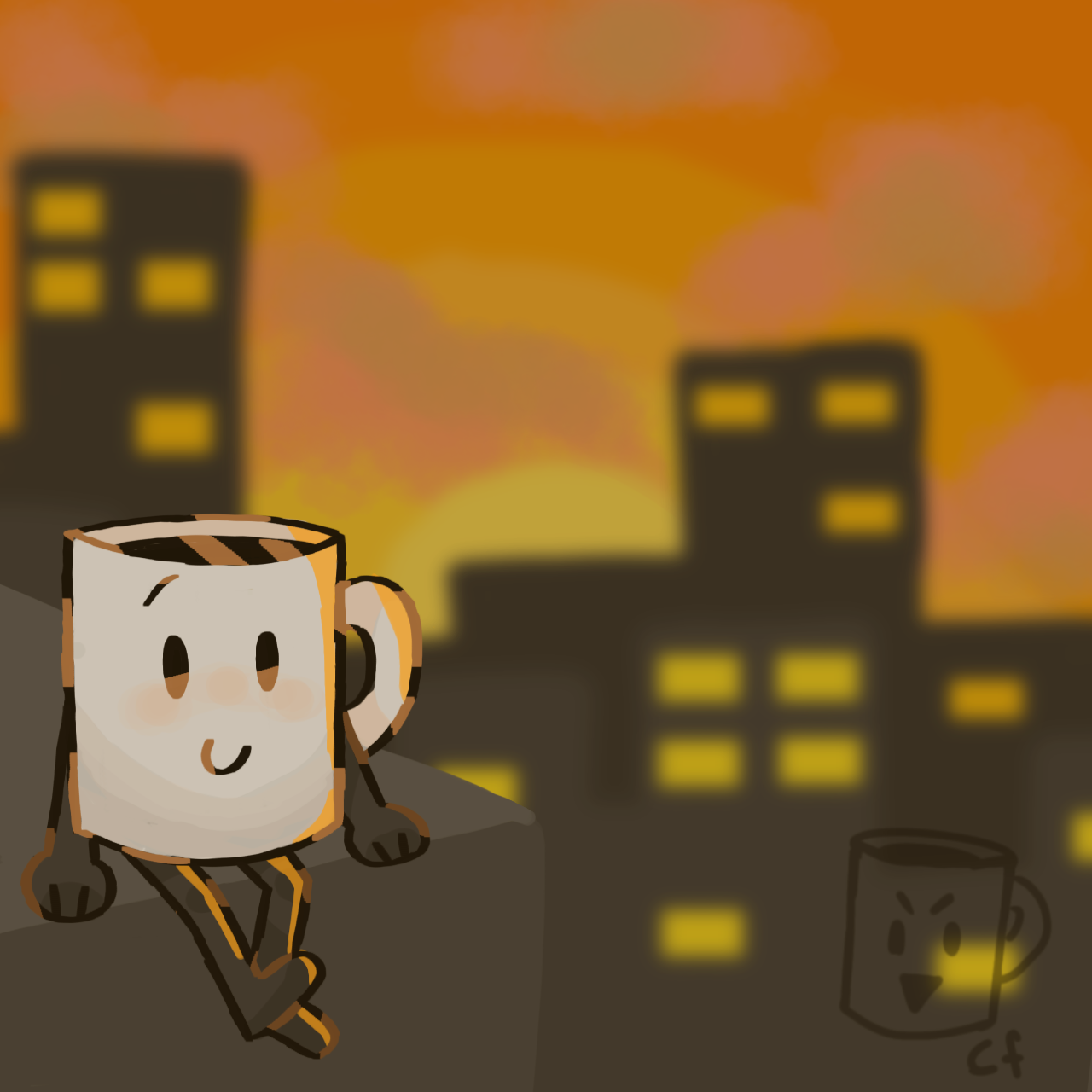 He's a chill guy - ibisPaint