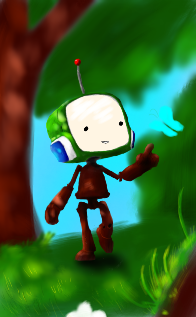 vẽ theo ghim Tivi Robot (Ibispaint x) - ibisPaint