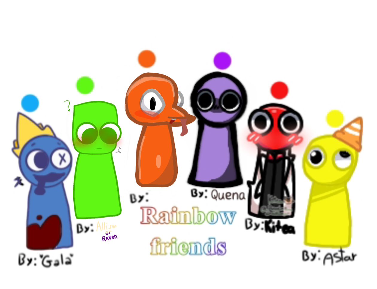Rainbow Friends Colab - ibisPaint
