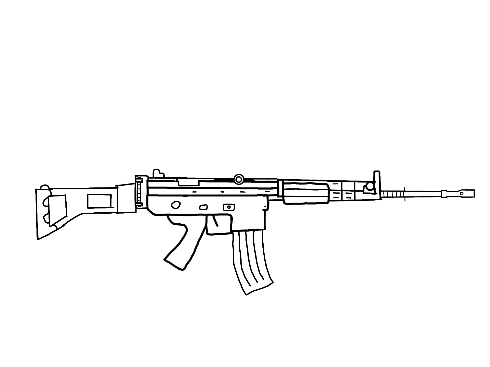 FN FNC (no color) - ibisPaint