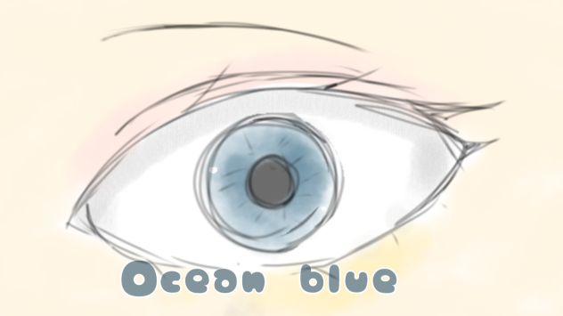 Ocean eye color - ibisPaint