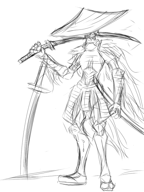 Takeshi the executioner of the dead - ibisPaint