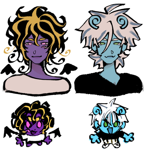 my two creatures - ibisPaint