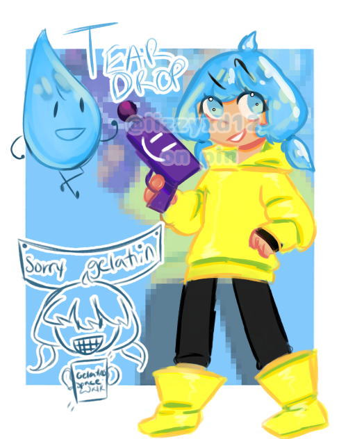 I humanized teardrop lol - ibisPaint