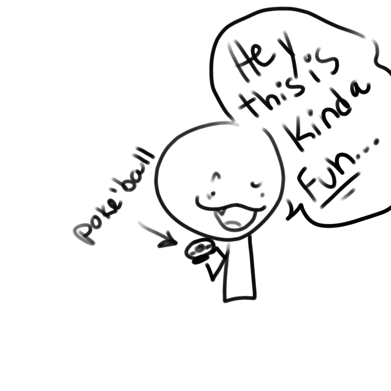 Me trying to play poke'mon - ibisPaint