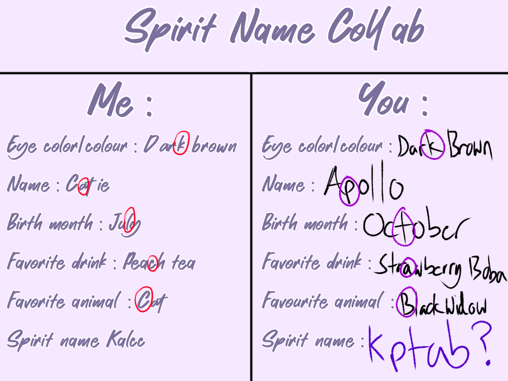 Spirit name collab - ibisPaint