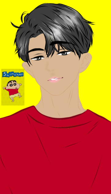 shinchan as anime - ibisPaint