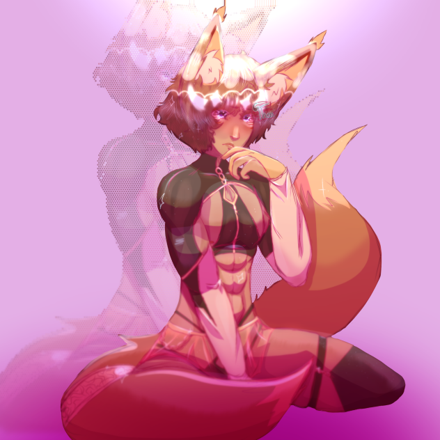 Two tailed fox - ibisPaint