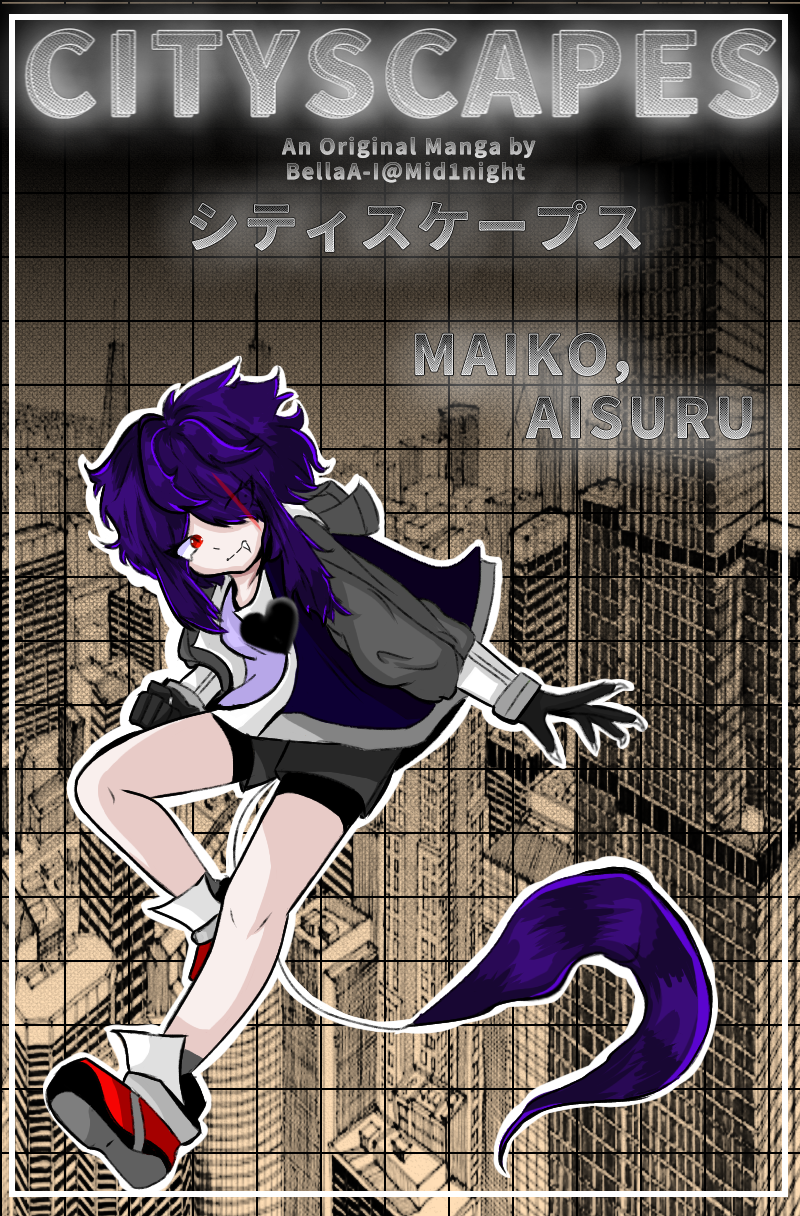 Cityscapes Manga Cover 漫画表紙 - ibisPaint