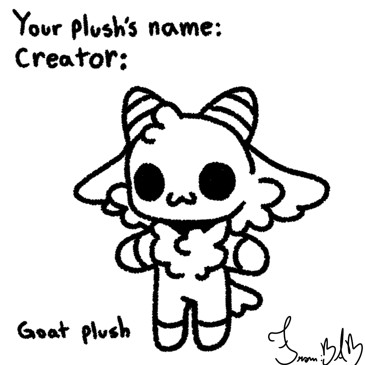 plush goat base - ibisPaint