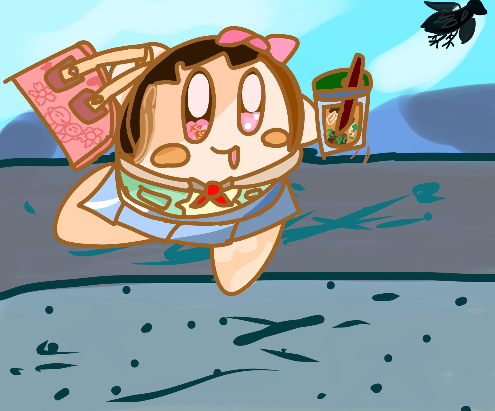 カービィがカラフルなギャルぽくなりました！ - ibisPaint