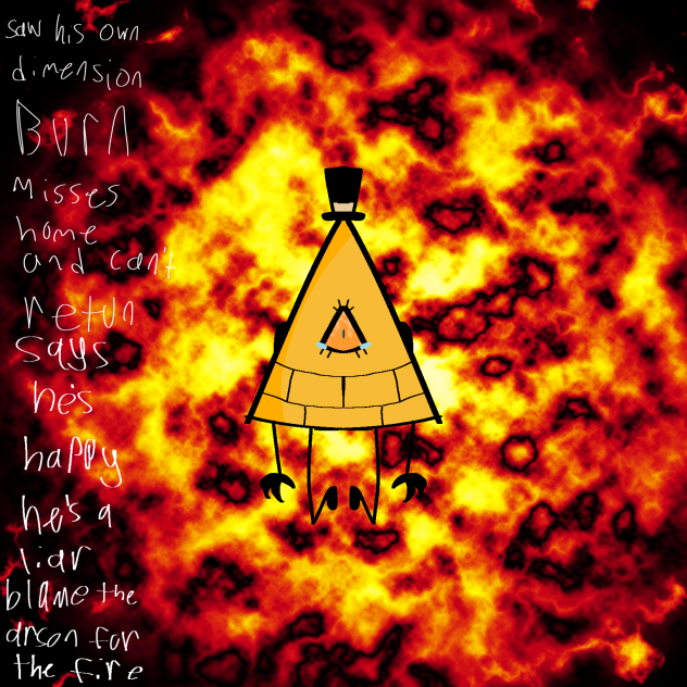 Bill cipher gravity falls - ibisPaint