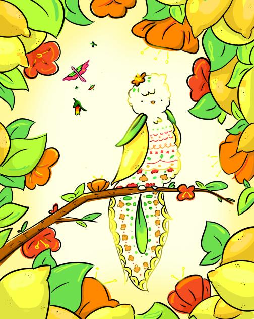 lemon bird - ibisPaint