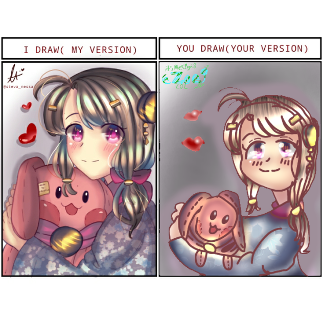 I draw you draw collab with steva nessa! - ibisPaint