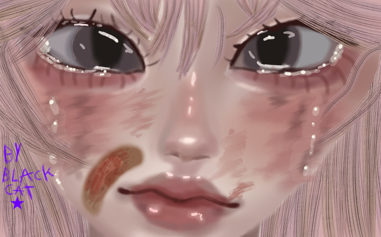tears face - ibisPaint