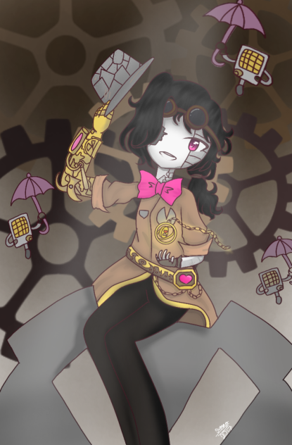 Steampunk Mettaton - ibisPaint