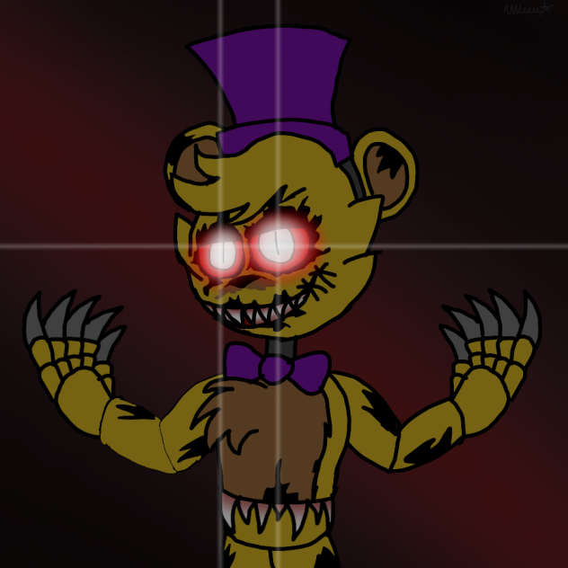 Nightmare Fredbear - ibisPaint
