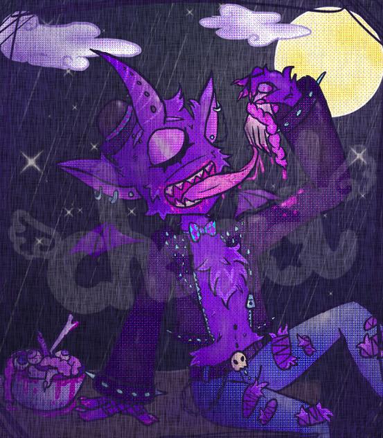 purple people eater - ibisPaint