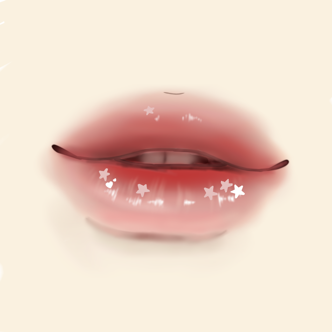 How to draw Lips Tut - ibisPaint