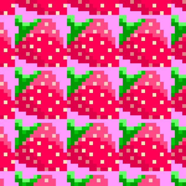 Romantic strawberries - ibisPaint