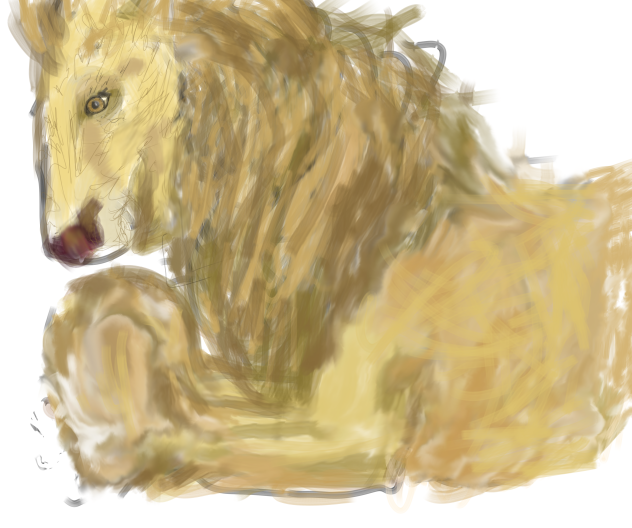 first lion - ibisPaint