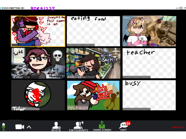 zoom call ^^ - ibisPaint